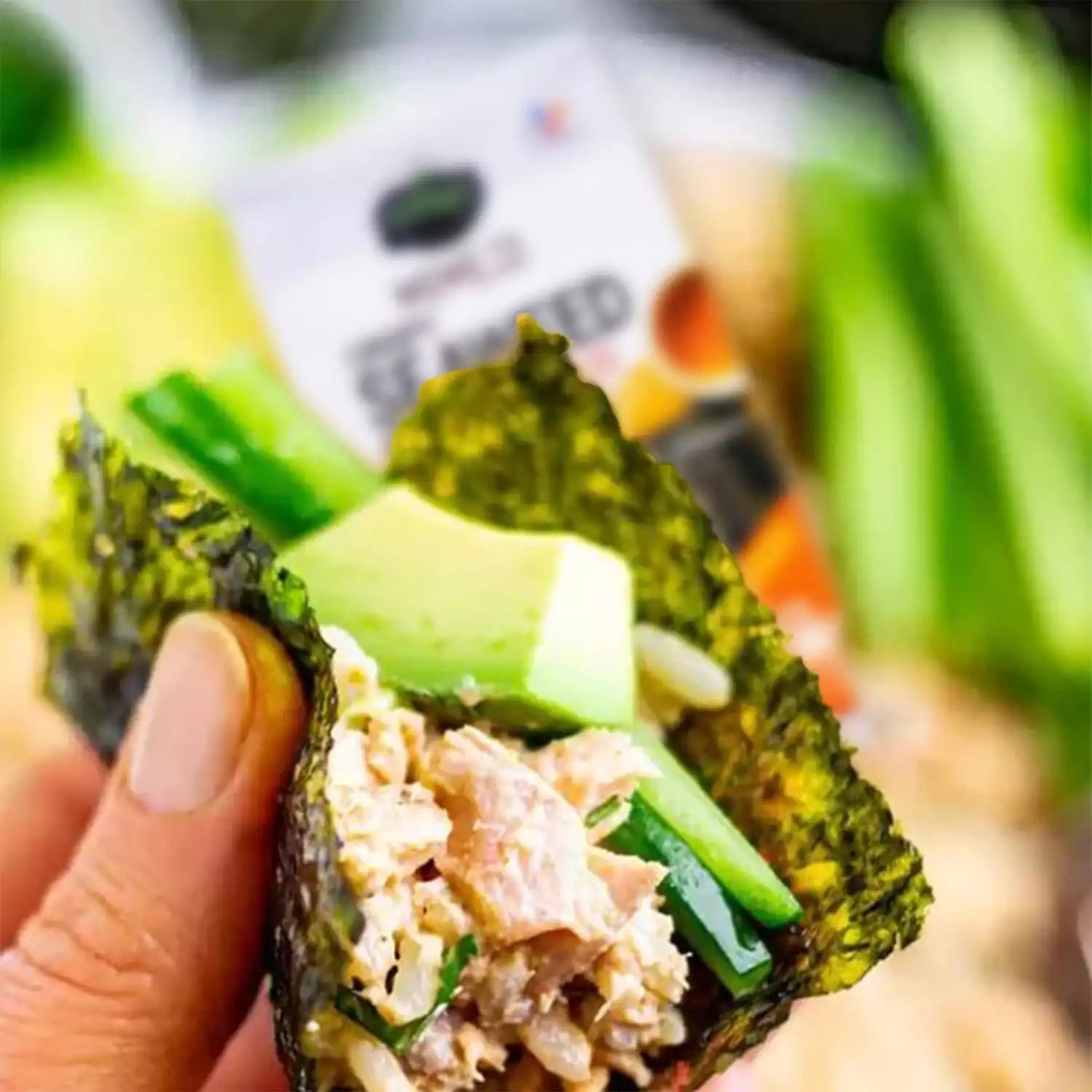 BIBIGO Crispy Seaweed Snacks Original 5g x 3 ( 3 Packs ) – Sabiha Anees