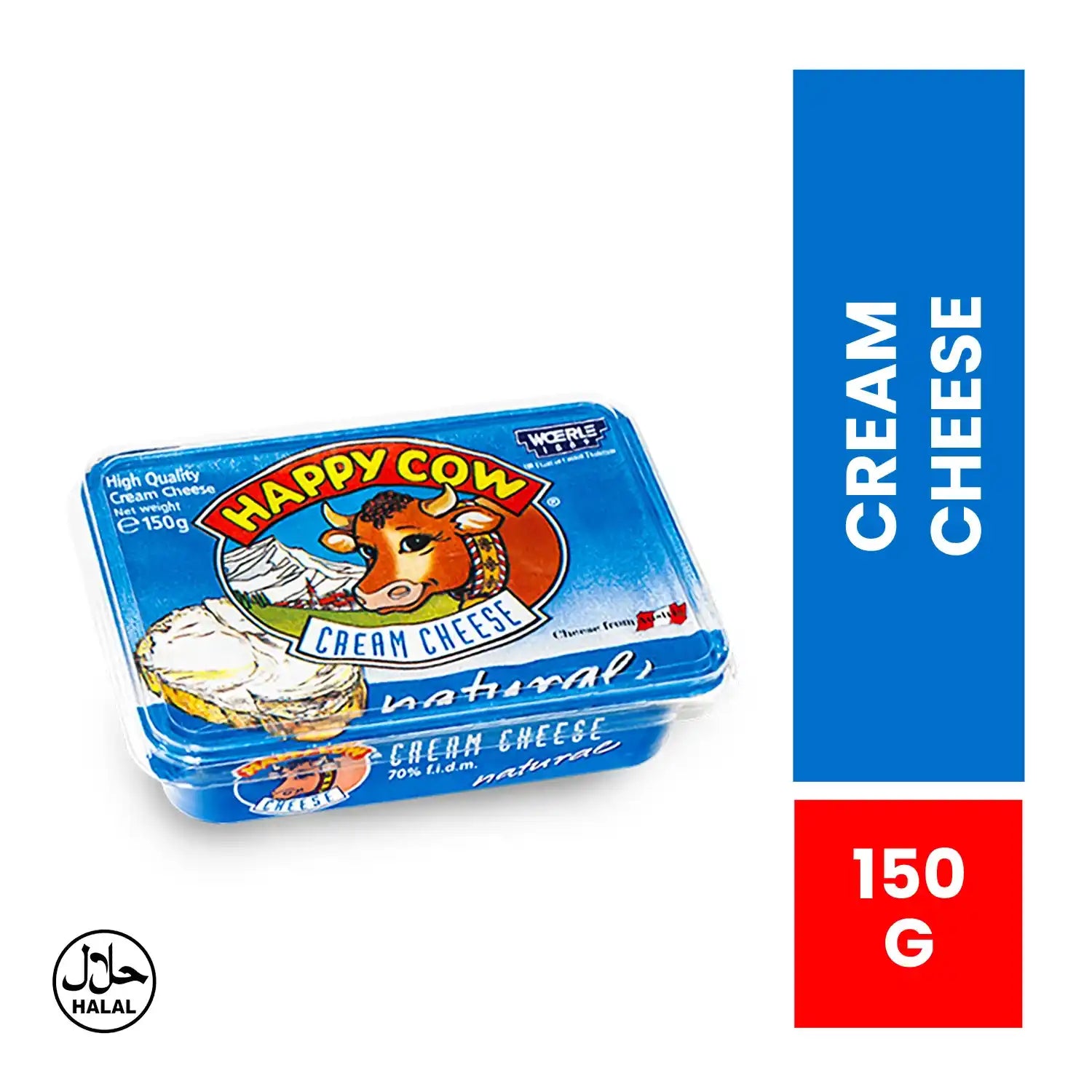 Happy Cow Cream Cheese Natural 150g – Sabiha Anees